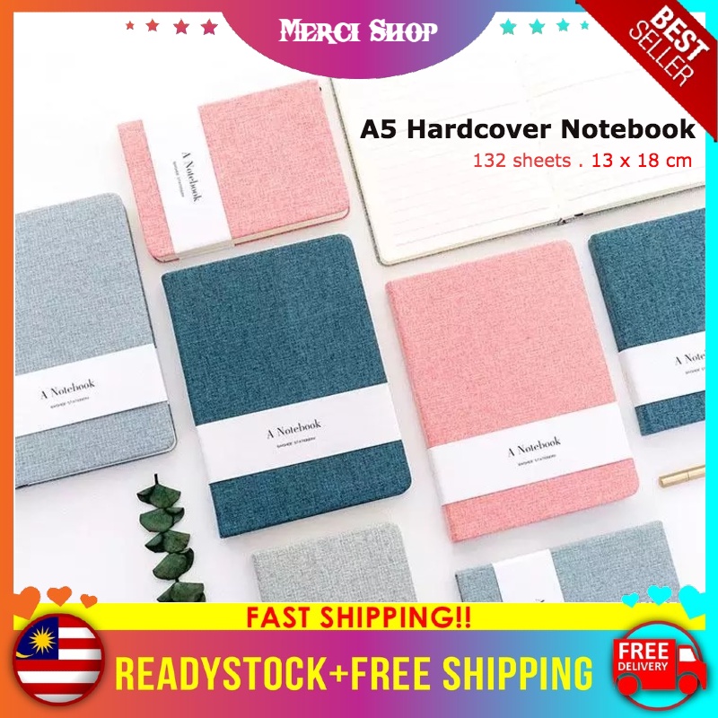 MS Hardcover A5 Journals Notebook 132 Sheets 100gsm Diary Notebook ...
