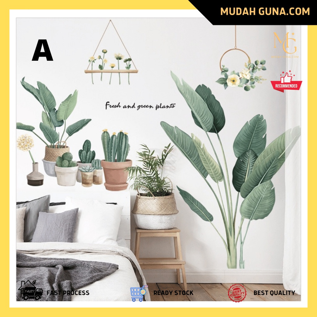 Sticker Dinding Rumah dan Pejabat PVC Wall Sticker PVC for Home ...