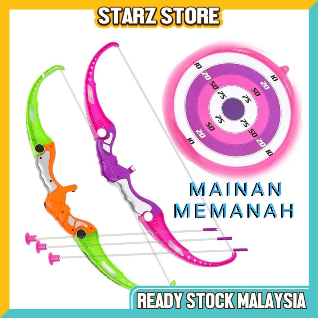 LED Archery for kids Outdoor Play Toy Sport Game Murah Memanah Budak ...