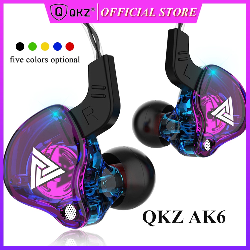 Fone Original QKZ AK6/AK6 Pro/AK6 Max/AK6-X Sports Headphones Dynamic ...