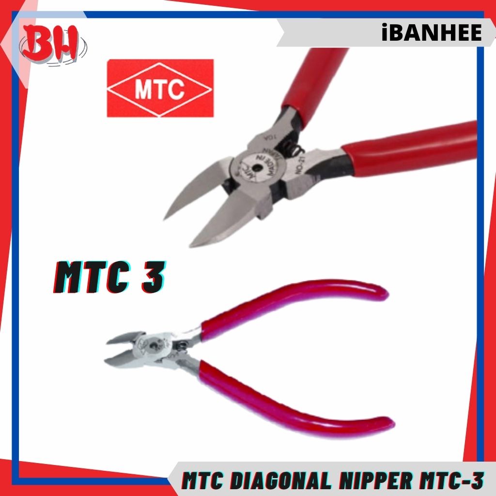 [iBANHEE] MTC DIAGONAL PLASTIC NIPPER MTC-3/MTC-4/MTC-22 *JAPAN* | Shopee Malaysia