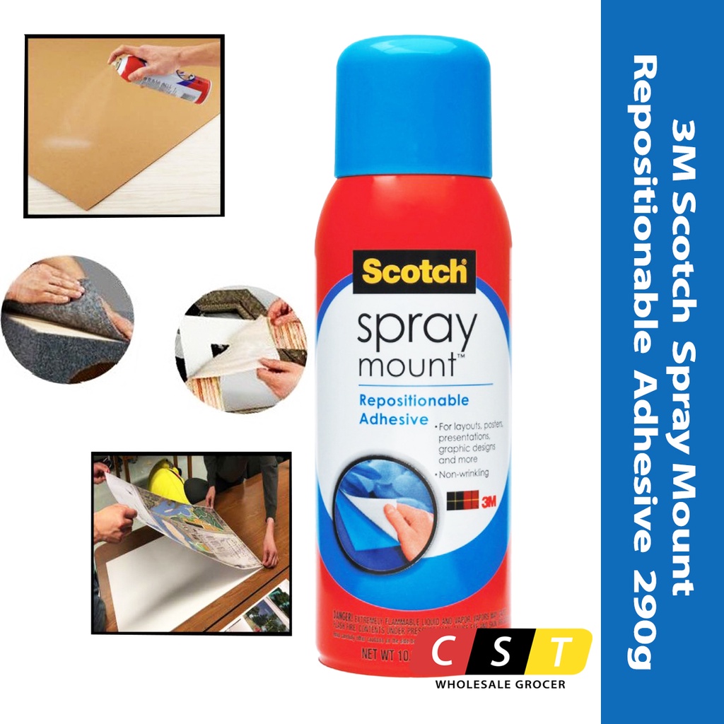 3M Scotch Spray Mount Repositionable Adhesive 290g | Shopee Malaysia