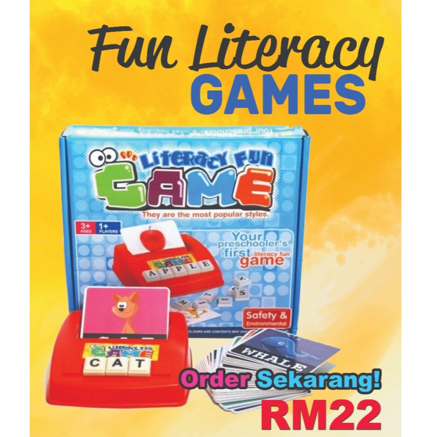 Fun Literacy Games Belajar Mengeja Secara Mudah 🔥Ready Stock🔥 | Shopee ...