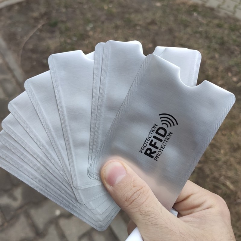 Anti Rfid Blocking Reader Lock Bank Card Holder Id Bank Card Case ...