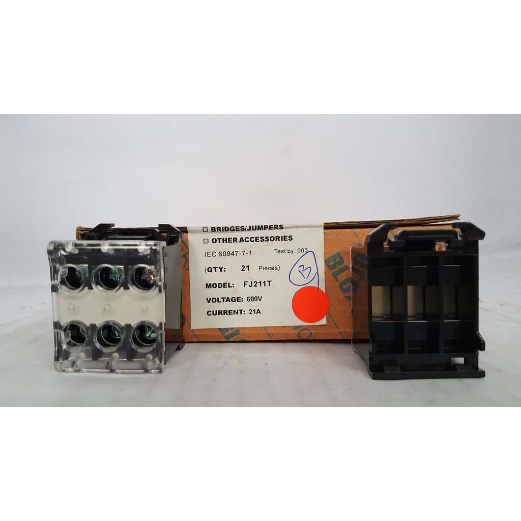 BLOX Fast mount terminal block rail mount terminal block IN SERIES ...