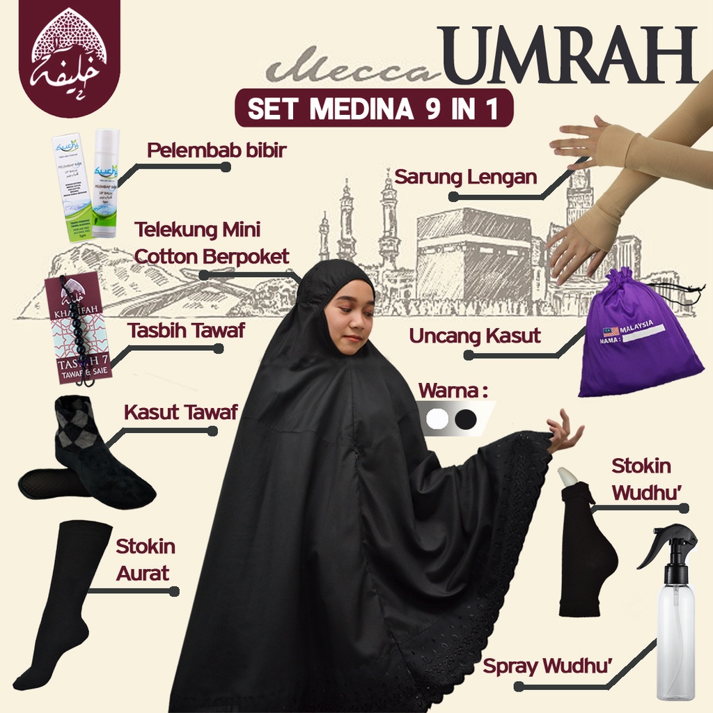 🔥 HOT ITEMS 🔥 SET UMRAH HAJI TELEKUNG BERPOKET / MINI TELEKUNG BERPOKET | Shopee Malaysia