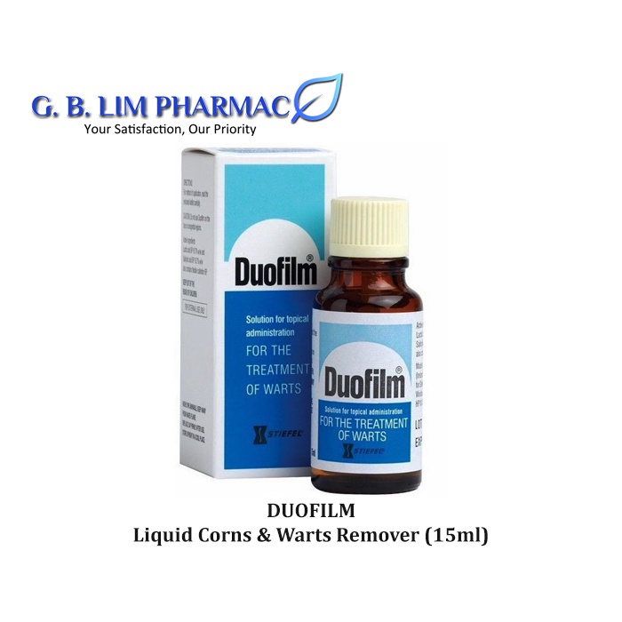 Duofilm Liquid Corns & Warts Remover 15ml ONE BOTTLE (EXP: 28-FEB-2027 ...