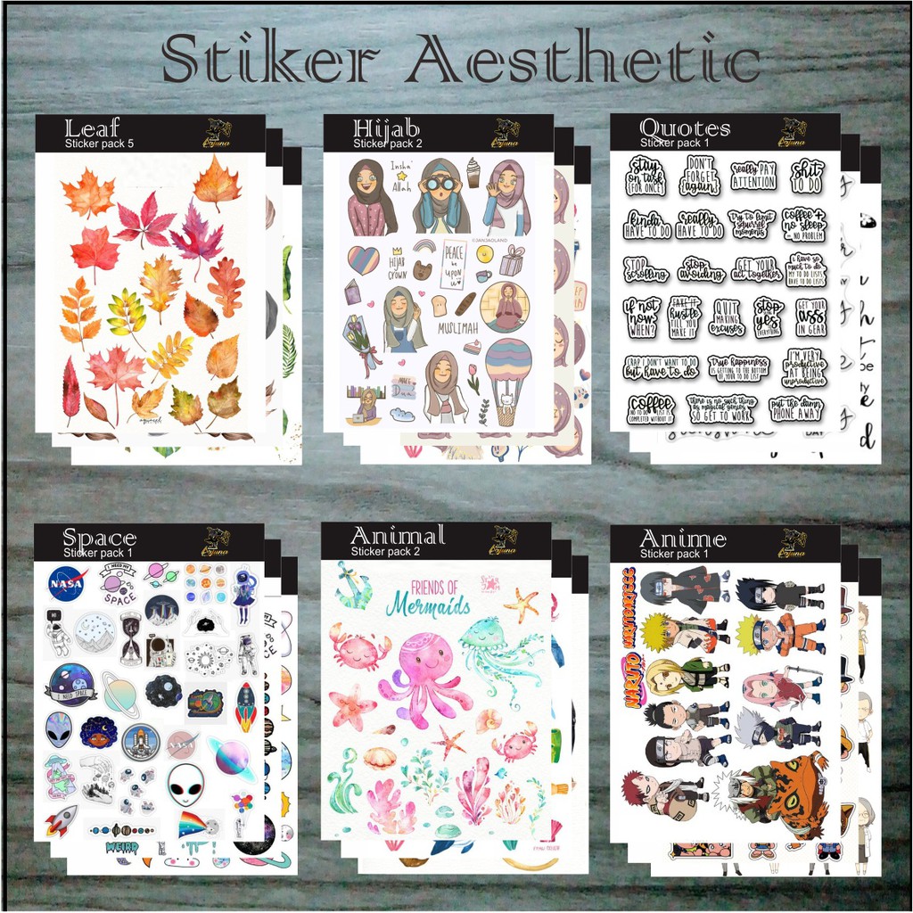 Fls1-50 Aesthetic Sticker |Tumblr Stickers/aesthetic Pack Stickers/Hp ...