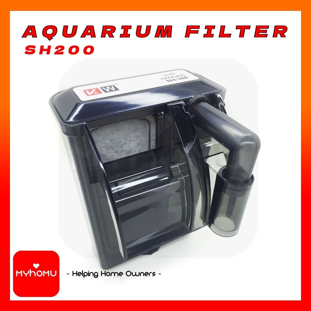 DOPHIN SH200 SLIM HANGING FILTER 200L/JAM SUITABLE FOR UP TO 45L ...
