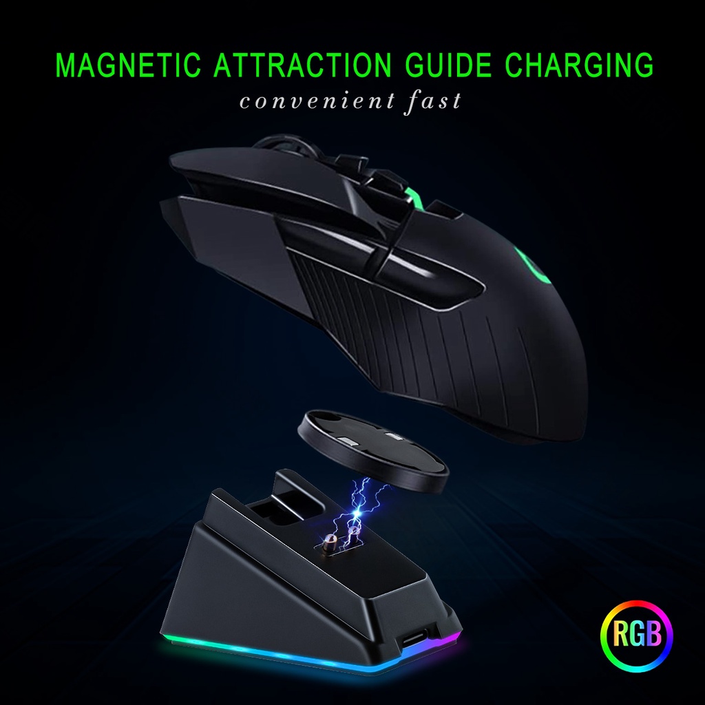 Gaming Mouse Wireless Charger QI Replacement Wireless Mouse ...