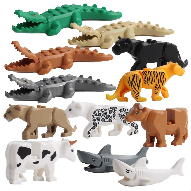 Animal crocodile building blocks children's assembling activities gift ...