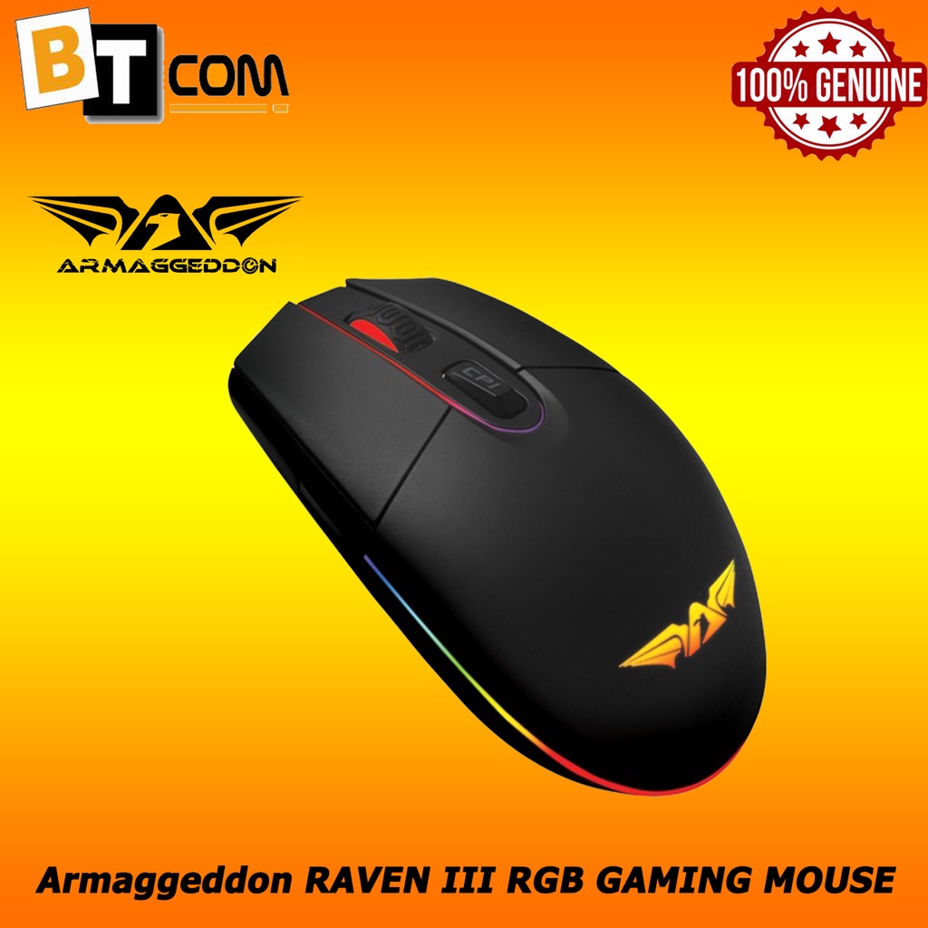 Armaggeddon RAVEN III RGB GAMING MOUSE | Shopee Malaysia