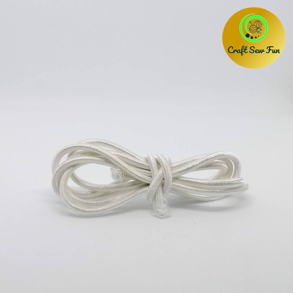 3MM Round Braid Elastic/ 3MM Getah Bulat/ 3MM 圆形松紧带 | Shopee Malaysia