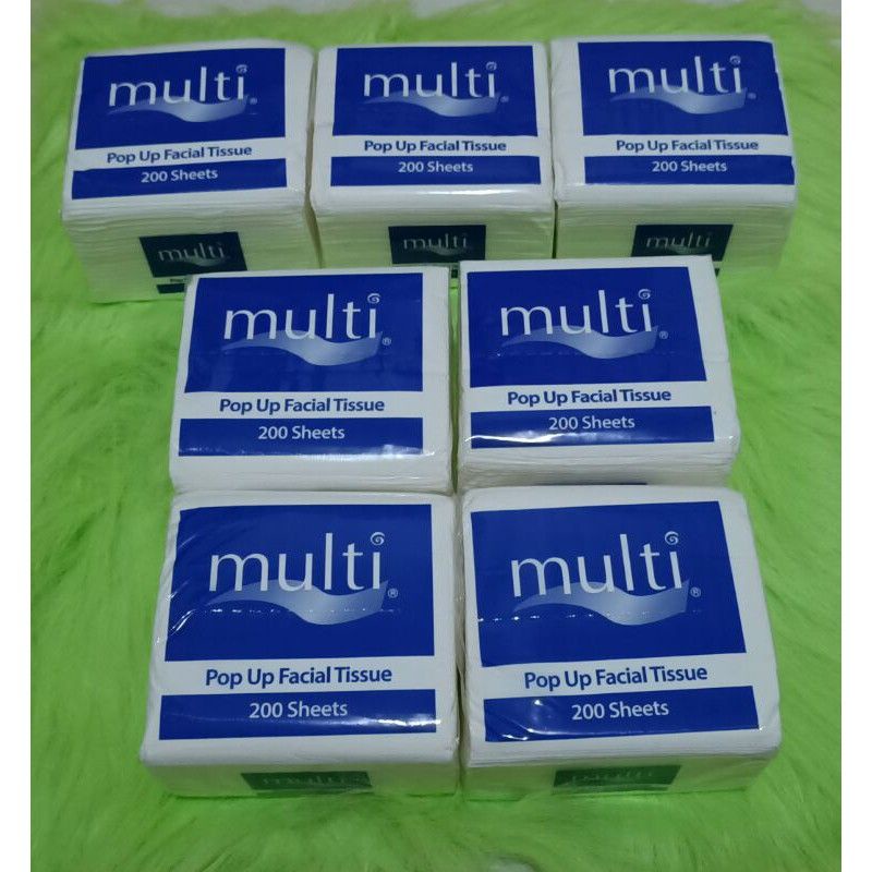 Multi Pop Up Facial Tissue 200 Sheets 2 Ply Economical Multi Popup ...