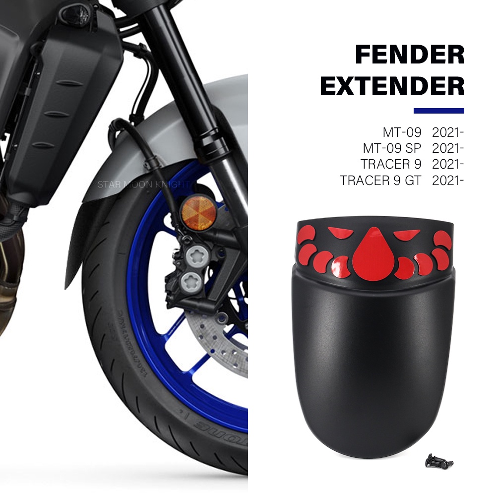 MT-09 Motorcycle Accessories Front Fender Mudguard Extender Extension ...