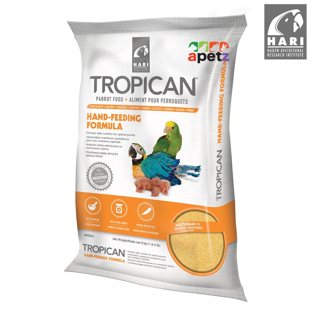 Hari Tropican Hand Feeding Formula for Bird / Anak Burung / 2 kg ...