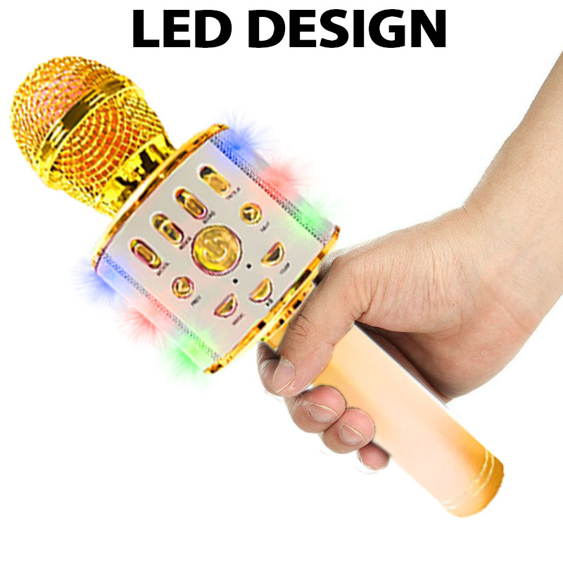 Ori WS-868L Microphone Portable Handheld Wireless Bluetooth Loud HiFi ...