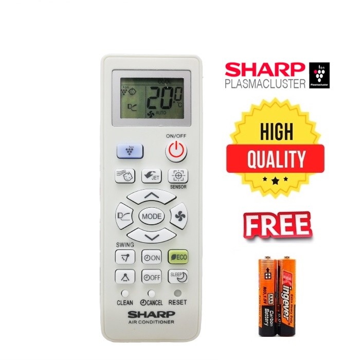 Sharp Air Cond Remote Control for sharp aircond replacement 851/910 ...