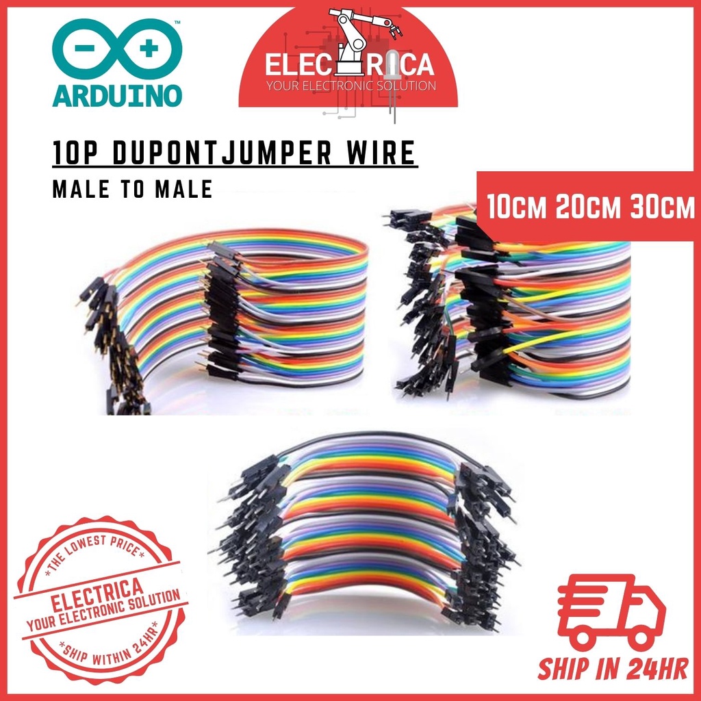 Dupont Jumper Wire Male to Male 40P Dupont Jumper Wire 10cm 20cm 30cm ...