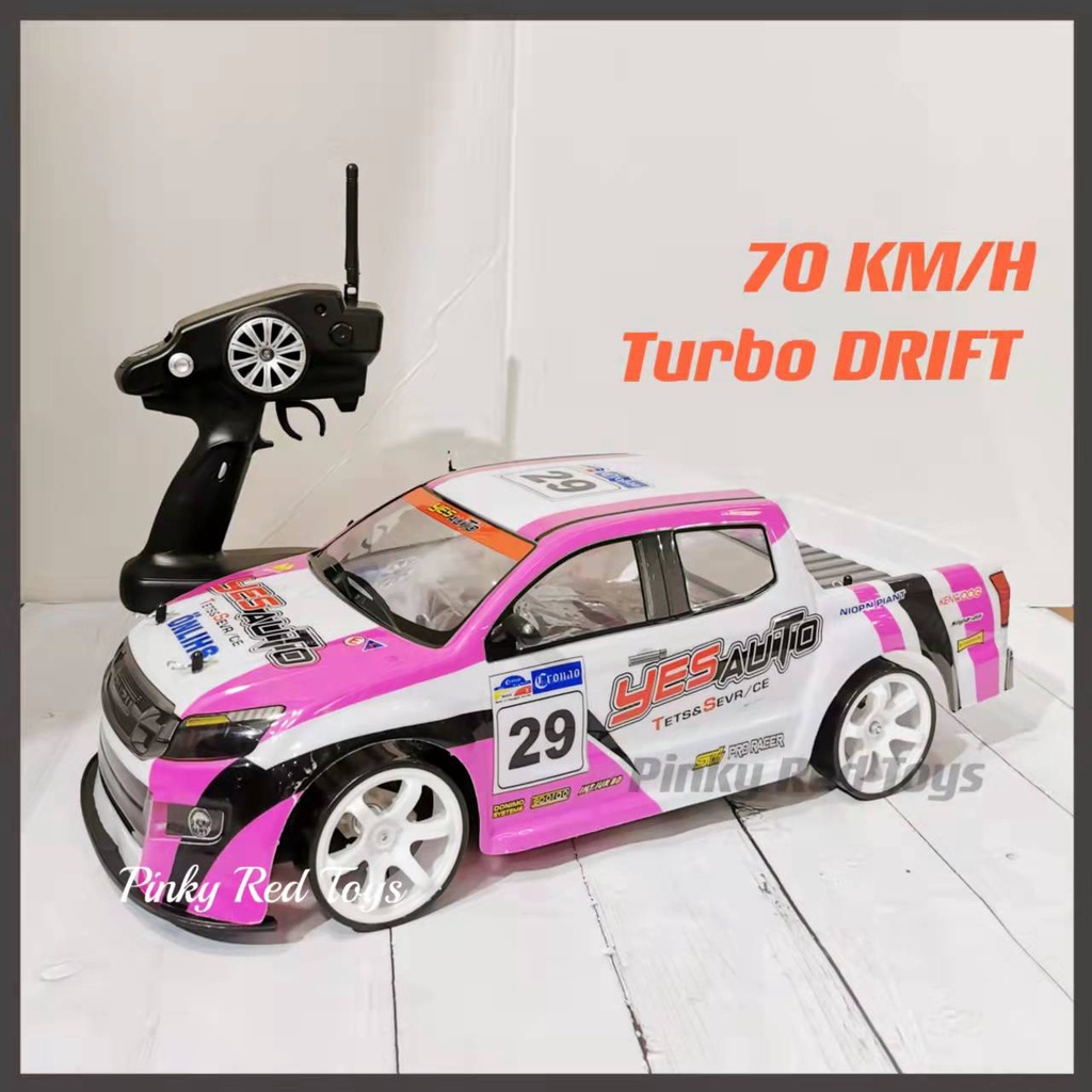 TURBO 4WD RC Car DRIFT HILUXX DMAXx 2.4g 9v scale 1.10 70km/h big saiz ...
