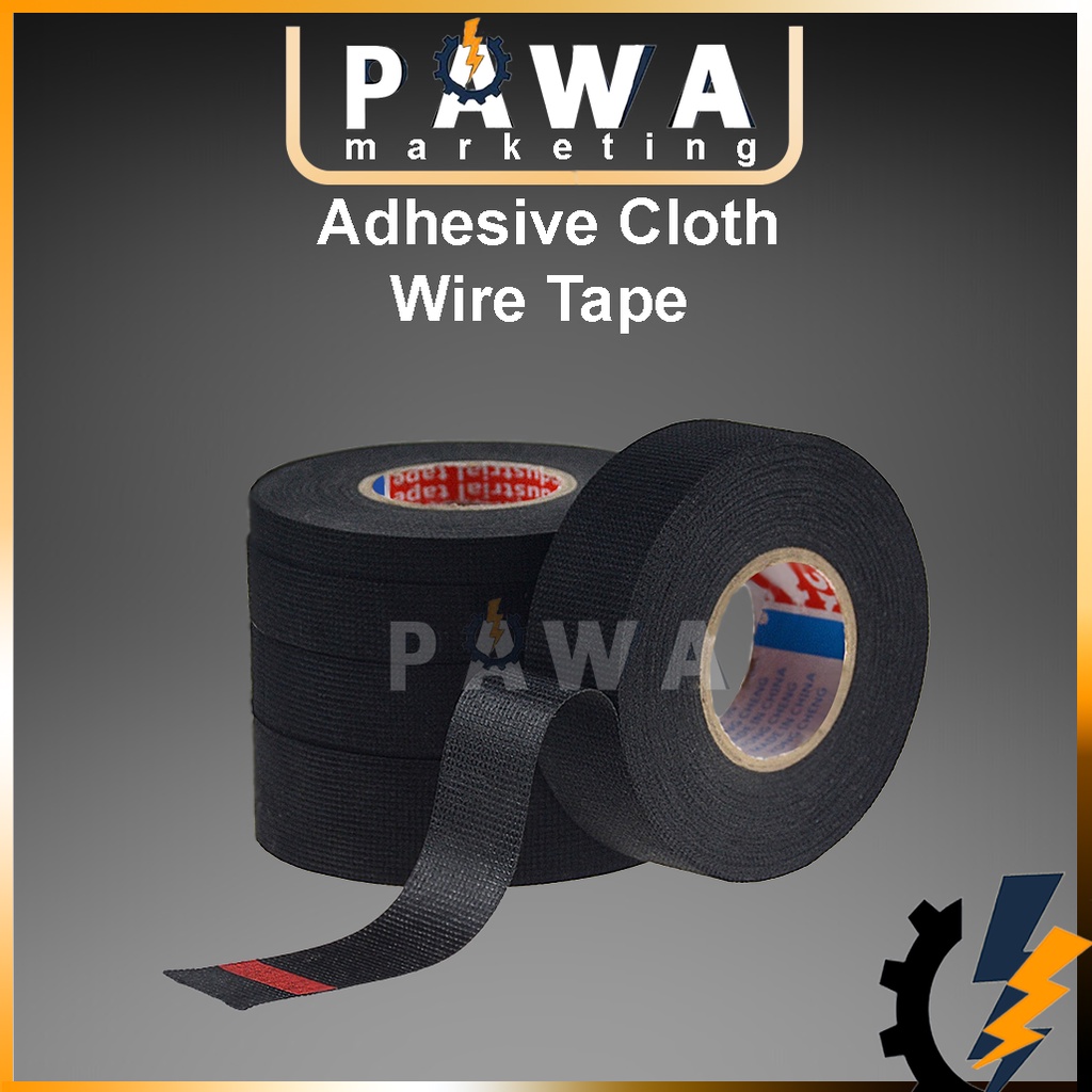 Pawa Wiring Tape Black Tape Adhesive Cloth Automotive Wiring Harness ...