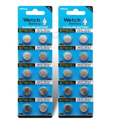 LR44 Button Battery AG13 1.55V Zinc Manganese Battery Button Cell ...