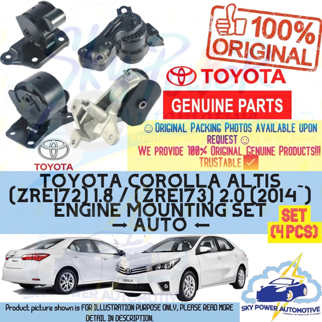 TOYOTA COROLLA ALTIS ZRE172 1.8 / ZRE173 2.0 (2014~) AUTO 100% ORIGINAL ...