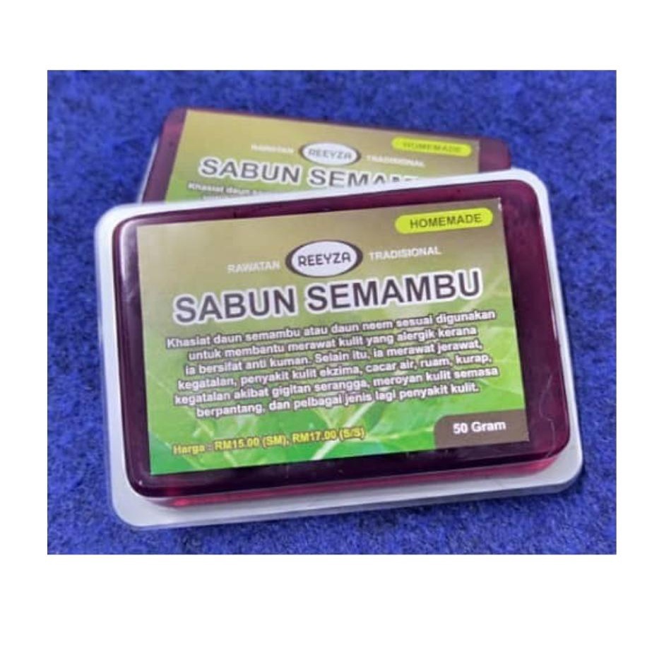 Borong Sabun Daun Semambu Kurap | Panau | Kayap | Gatal Kulit | Shopee ...