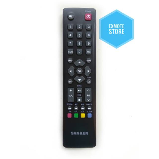 Original Sanken TV Remote LCD / LED TV | Shopee Malaysia