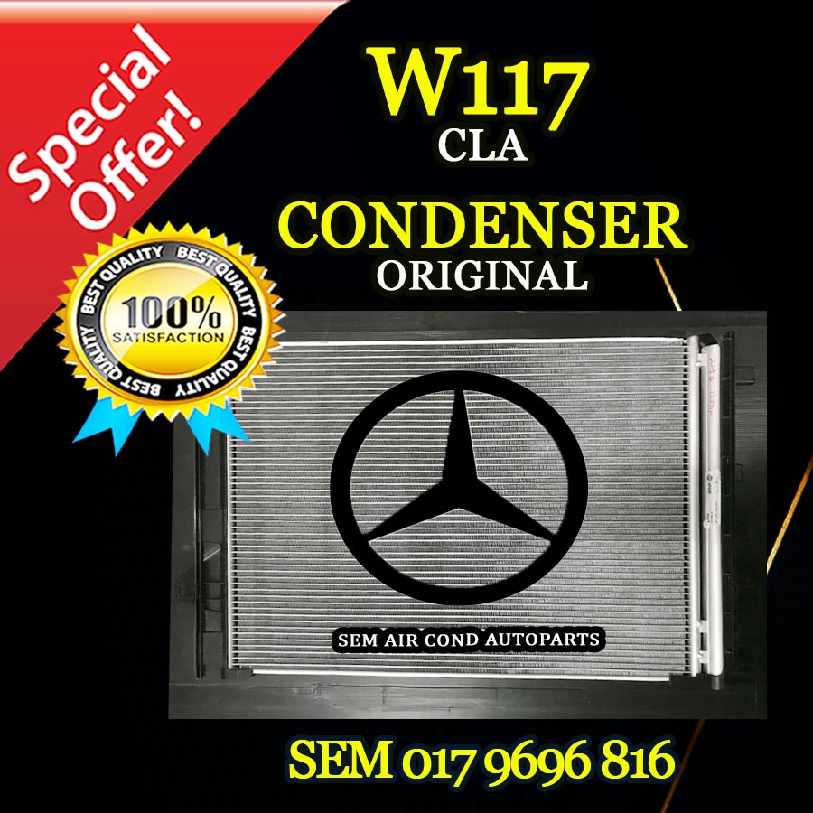MERCEDES-BENZ W117 CLA 2014-2020 YEAR ORIGINAL CONDENSER/ KONDENSER ...