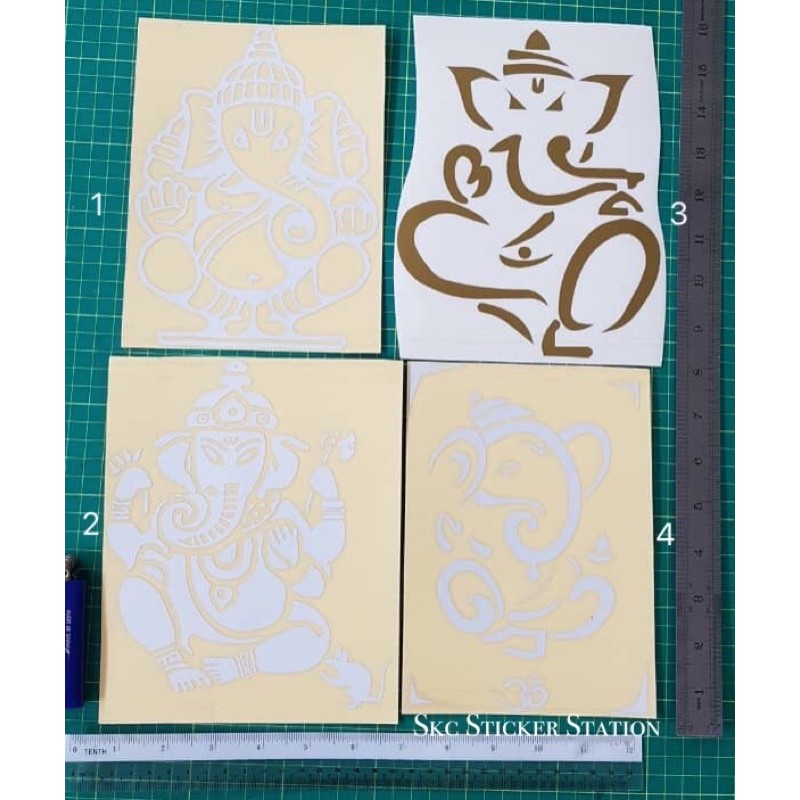 Sticker Sembayang Designs Cutting Reflective Colour | Shopee Malaysia