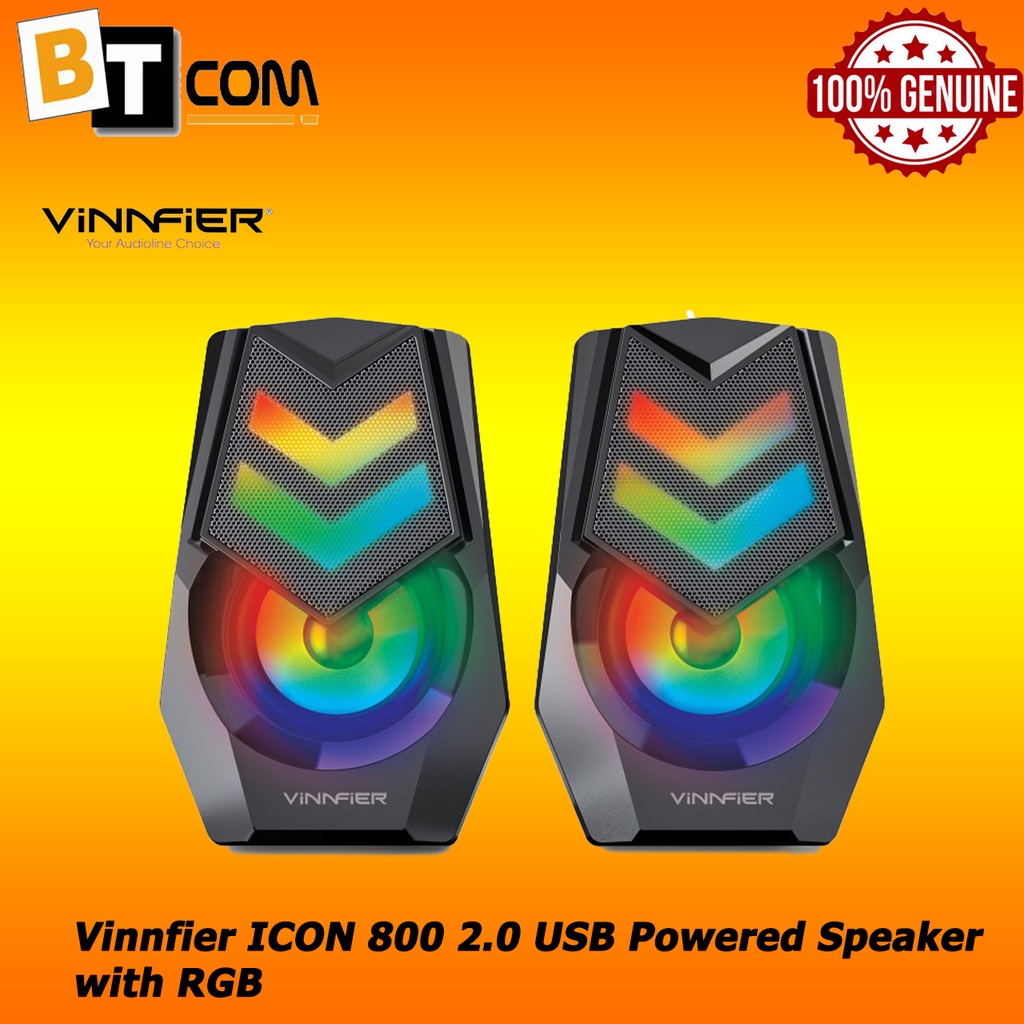 Vinnfier ICON 800 2.0 USB Powered Speaker with RGB | Shopee Malaysia