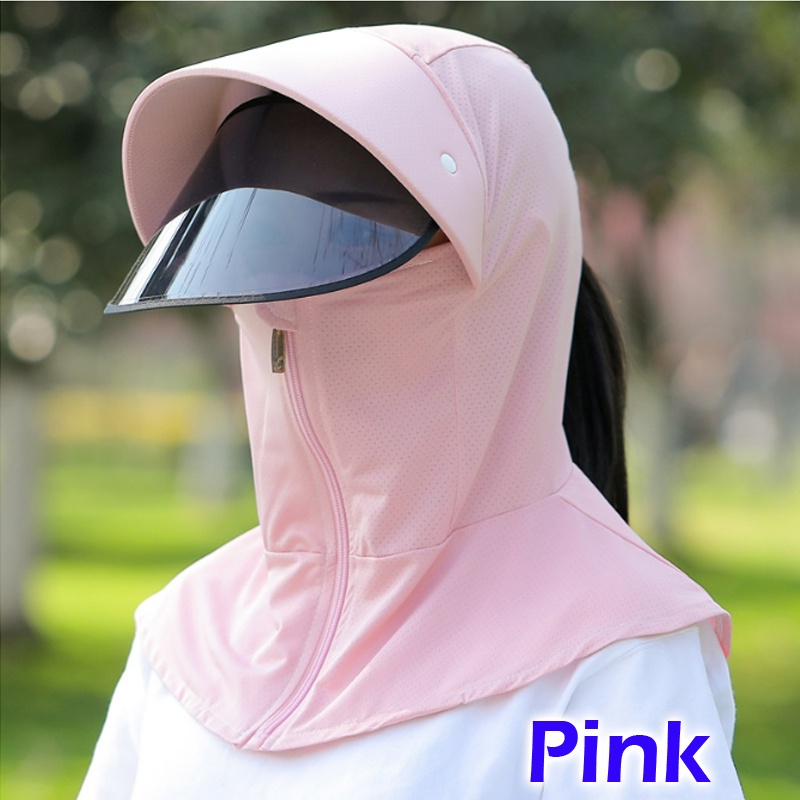 Outdoor Fashion Hat, 360 Degree Cover, Neck Flap, Zipper Design Easy to ...