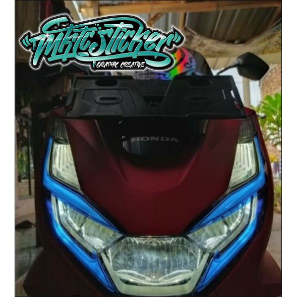 Honda PCX 160 FRONT LIGHT EYEBROW STICKER | Shopee Malaysia