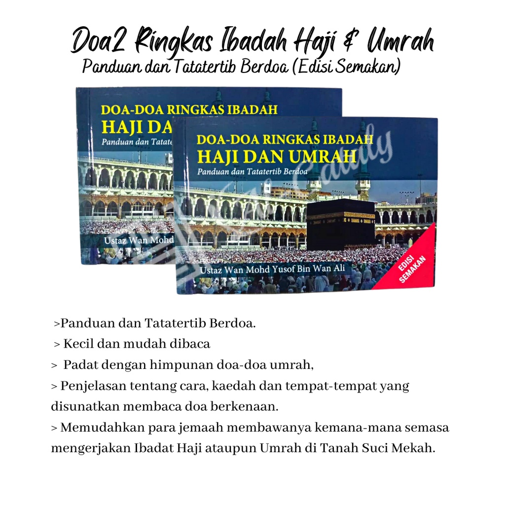 AlCataly : Buku RINGKASAN DOA HAJI & UMRAH RUMI /EASY TO RECITE DUAS ...