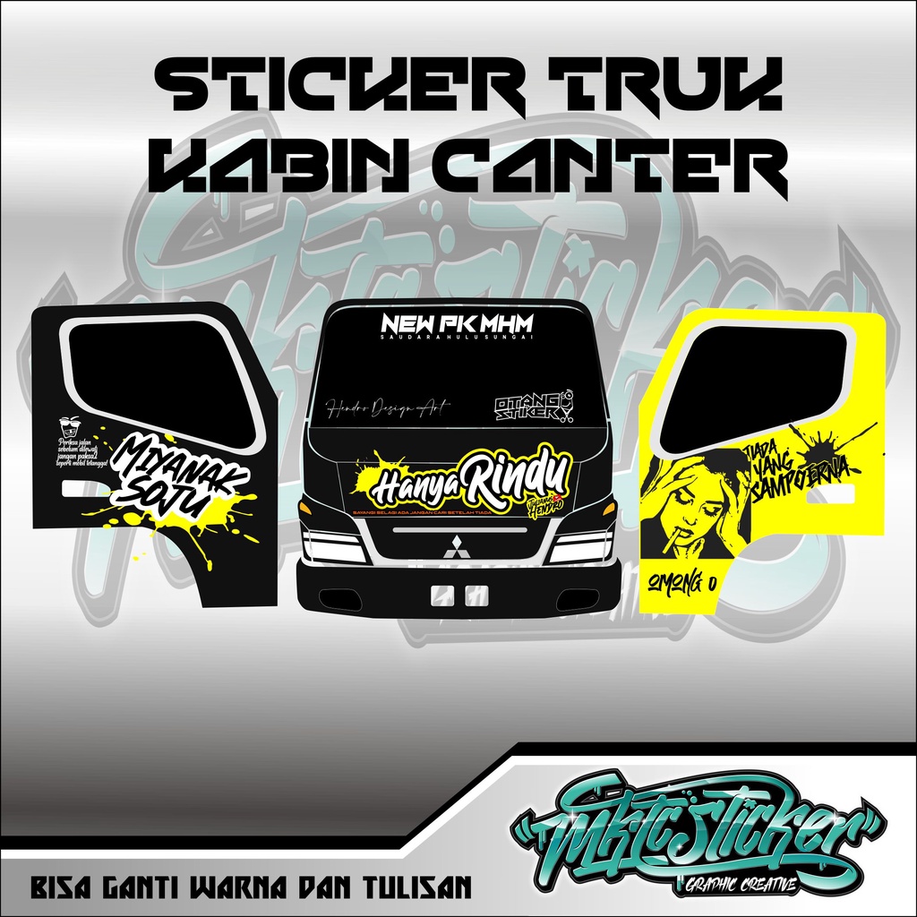 Stickers for canter cabin + hologram variations | Shopee Malaysia