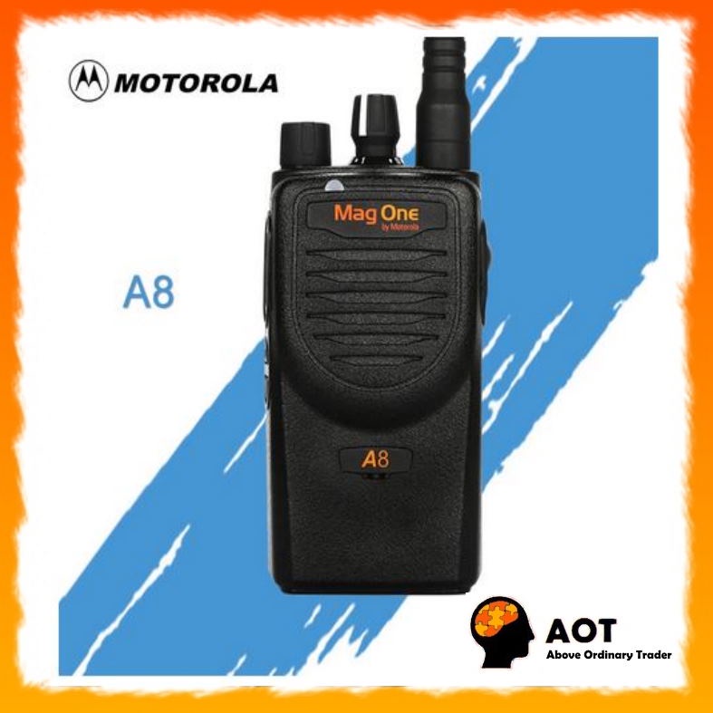 💥CHEAPEST💥 [1 UNIT] Motorola Magone A8 Walkie Talkie UHF HEAVY DUTY ...