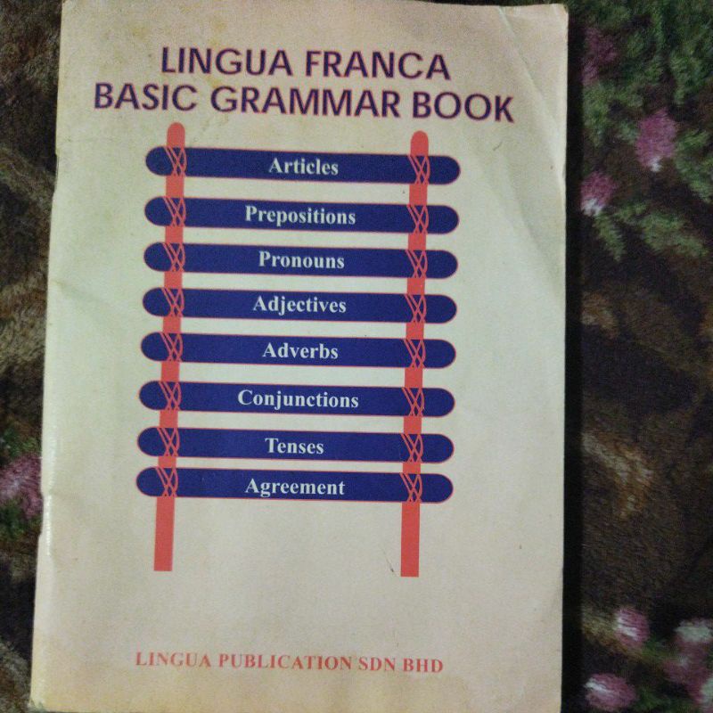 LINGUA FRANCA BASIC GRAMMAR BOOK(PRELOVED)bahan bacaan bahasa inggeris ...