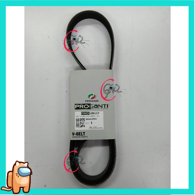 100% ORIGINAL PERODUA AXIA & BEZZA 1.0 PROGANTI GENIUNE FAN BELT/ V ...