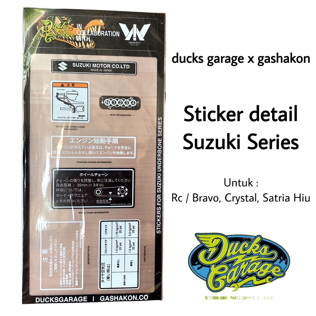 Sticker details sticker suzuki rc 80 rc80 rc 100 rc100 bravo crystal ...