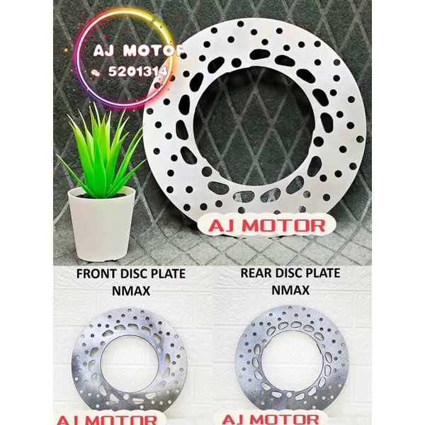 YAMAHA NVX155 NMAX155 V1 V2 V3 DISC PLATE STANDARD FRONT & REAR NVX ...