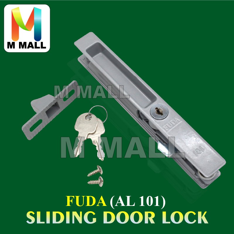 FUDA AL 101 SATIN COLOUR SLIDING DOOR LOCK | Shopee Malaysia