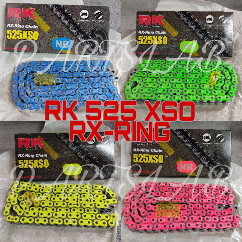 RK XRING CHAIN RANTAI XRING 525XSO 120L COLOUR CHAIN RANTAI WARNA ...