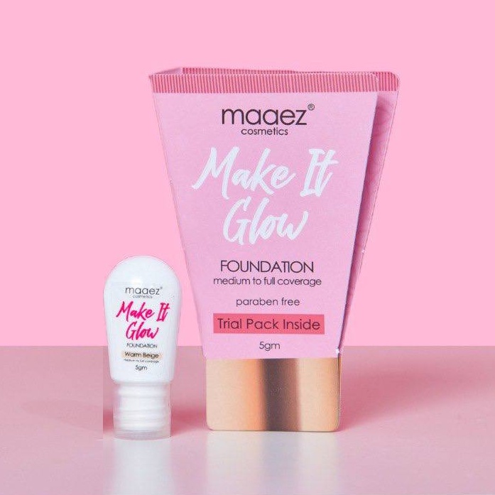 Maaez Foundation Make It Glow by Maaez Cosmetics | Shopee Malaysia