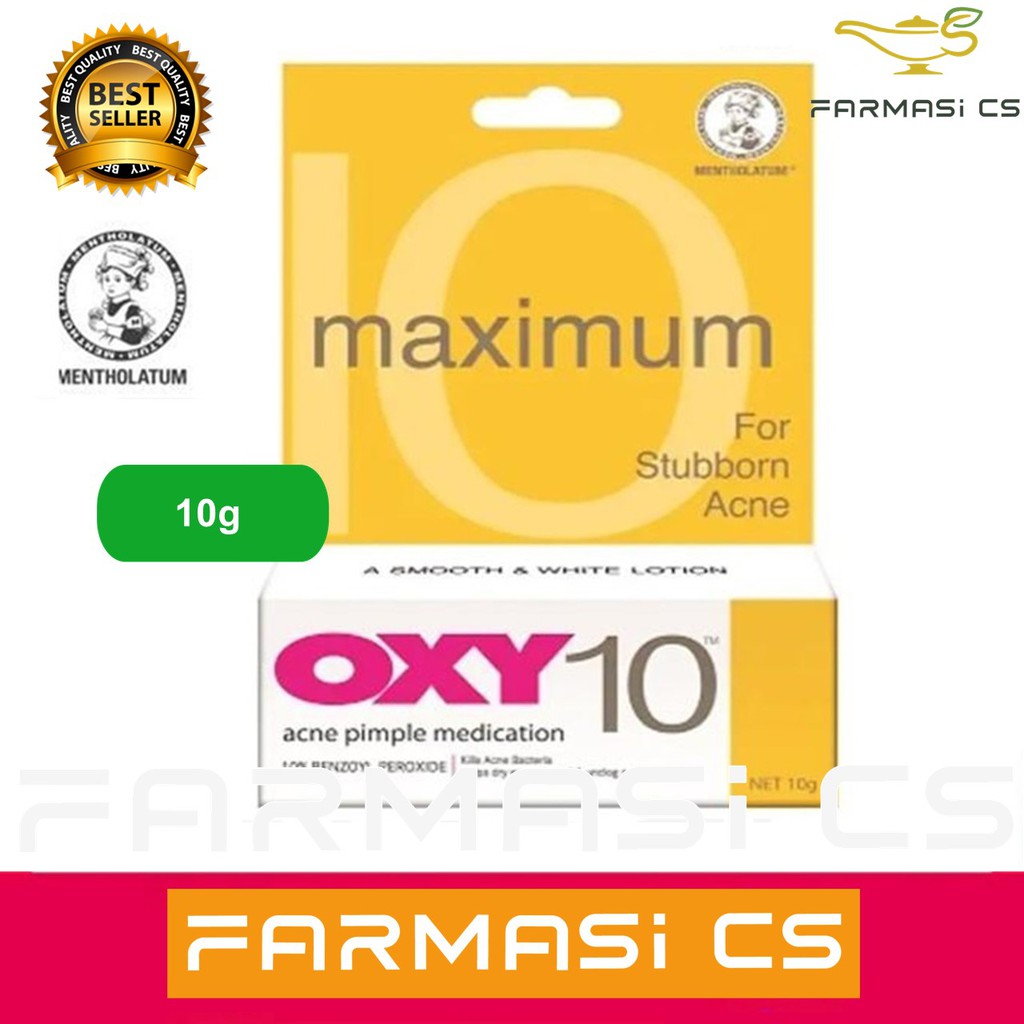 OXY 10 Acne Pimple Medication ( For Stubborn Acne ) 10g EXP:01/2026 ...