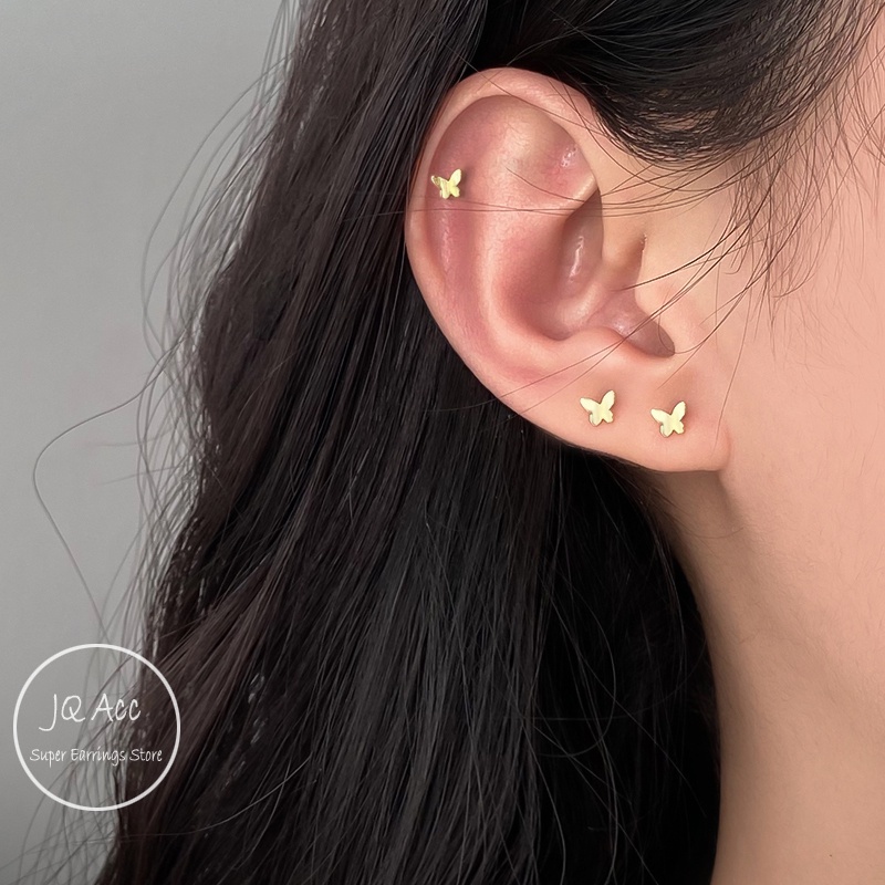 3pcs Butterfly Stud Earings for Women Set Minimalist Earrings for Women ...