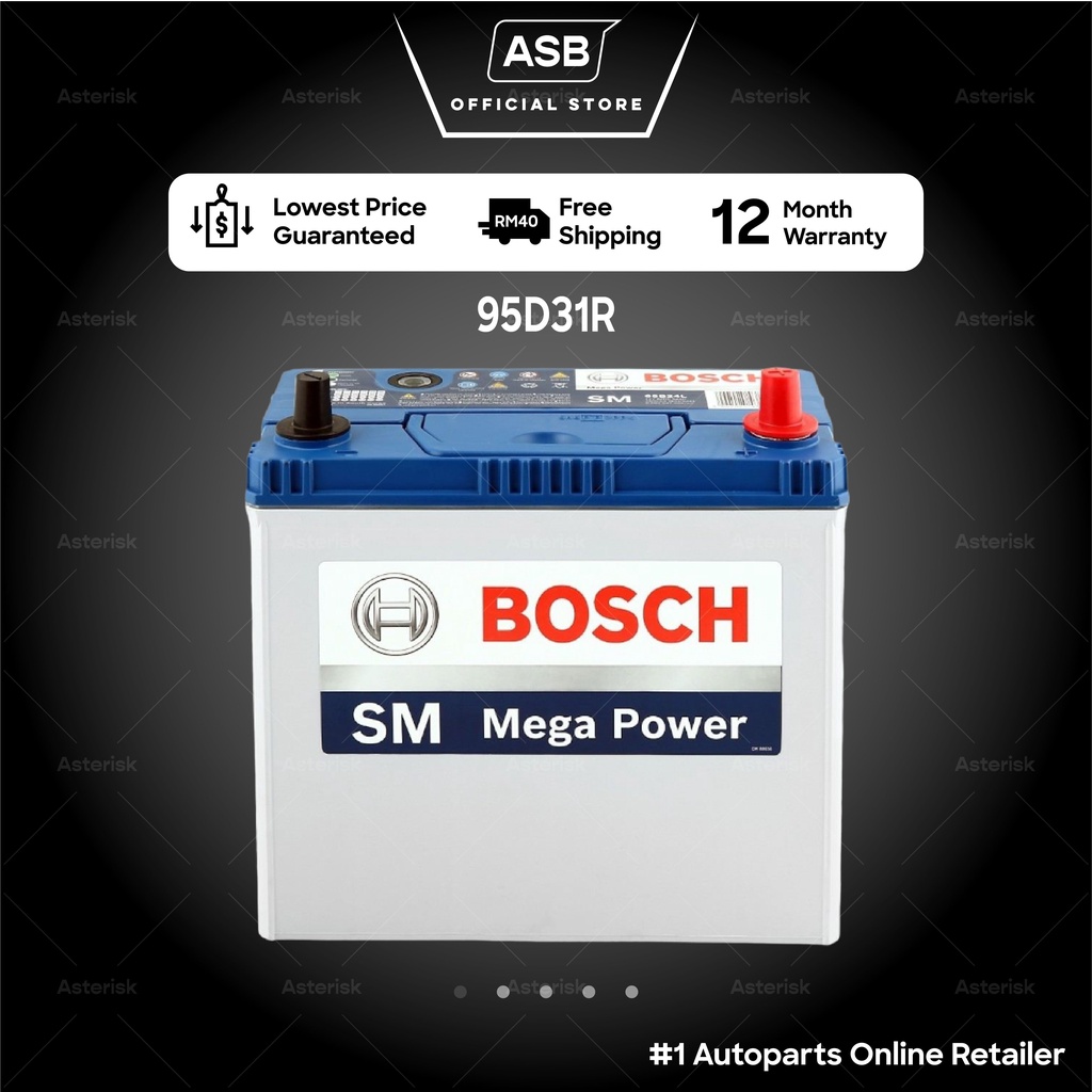 BOSCH N70Z | NX120-7 (MF) -80AH- Car Battery - Toyota HILUX, PAJERO ...