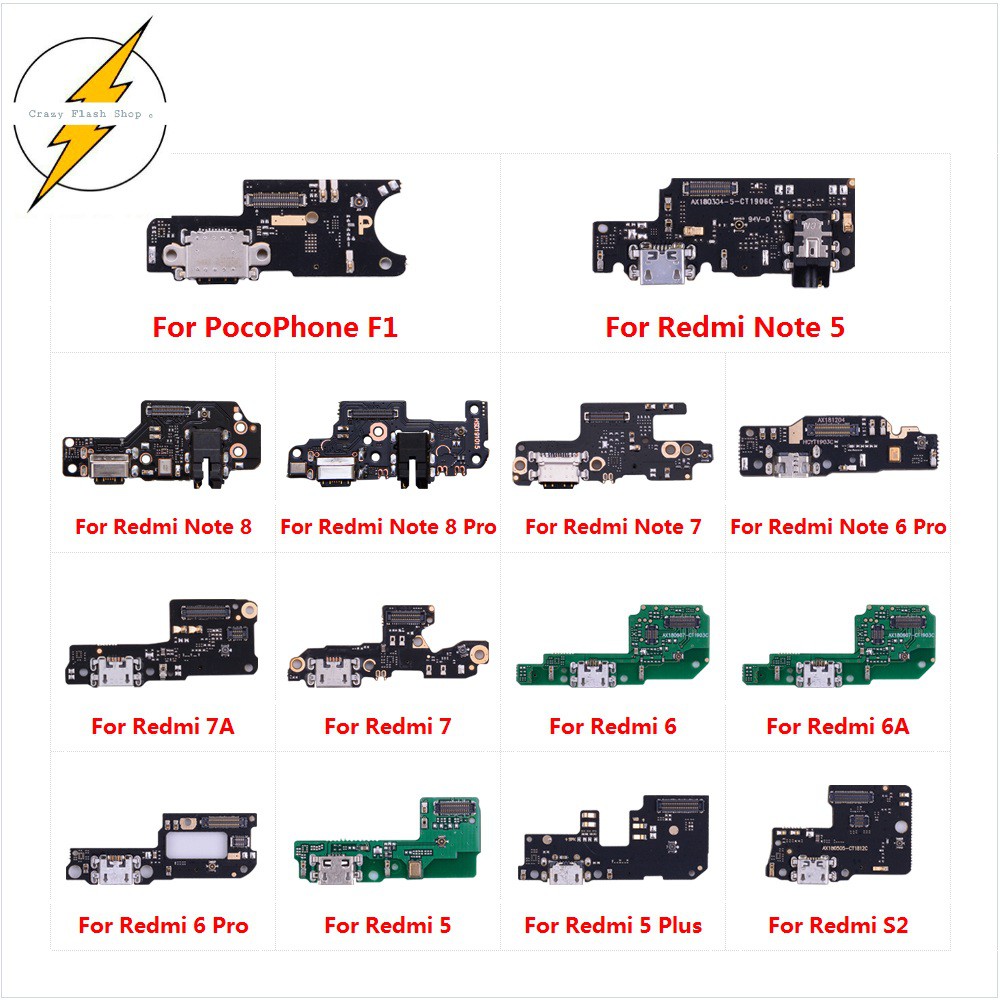 Redmi A1 S2 4A 4X 5A 5PLUS 6A 6 PLUS 6 PRO 7A 8 9A 9C 9T 10 K30 Charge ...