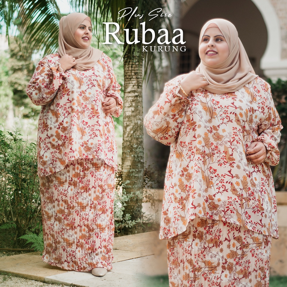 Raya Collections ⁂ Best Stylish Rubaa Kurung For ⁎ Plus Size ⁎ Women's ...