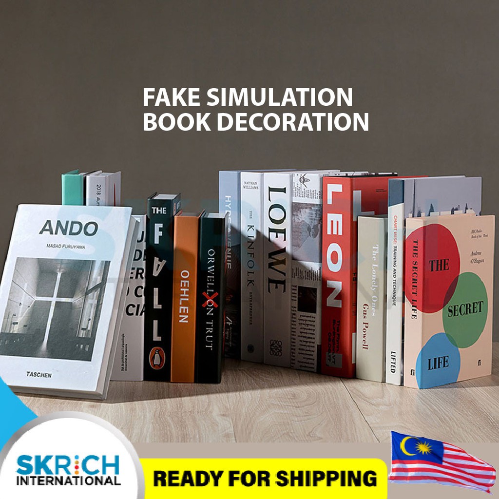 Fake Book Display Book Decoration Book Simulation Book Simple Modern ...